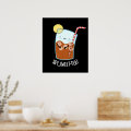 Hey Swee-Tea Funny Sweet Tea Pun Dark BG Poster | Zazzle