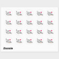 hey you matter, motivational,inspirational quote classic round sticker ...