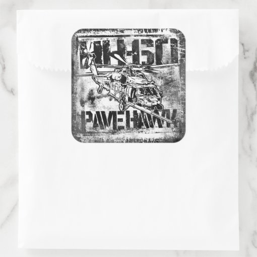 HH-60 Pave Hawk Square Stickers Sticker | Zazzle