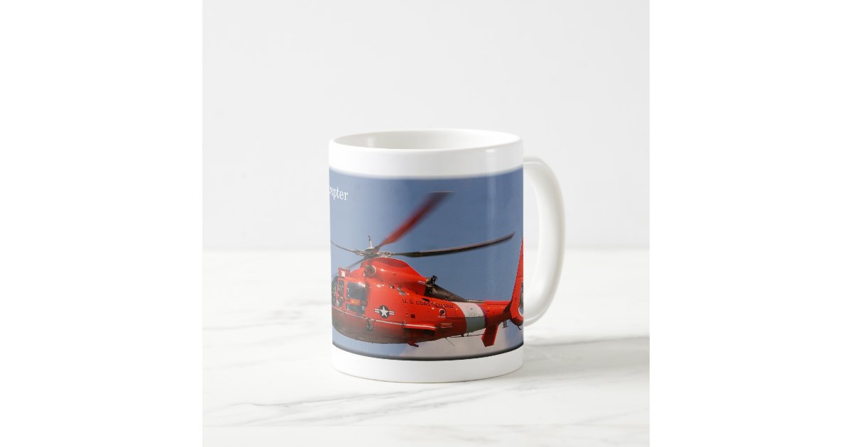 HH 65C Dolphin Helicopter mug | Zazzle