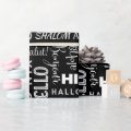 HI & Hello! Around the World Wrapping Paper | Zazzle