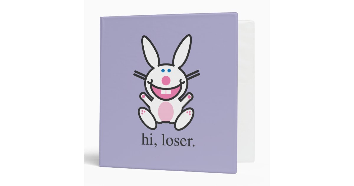 Hi Loser Binder | Zazzle
