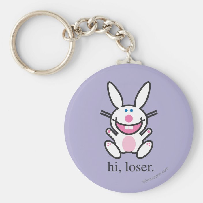 Hi Loser Keychain | Zazzle.com