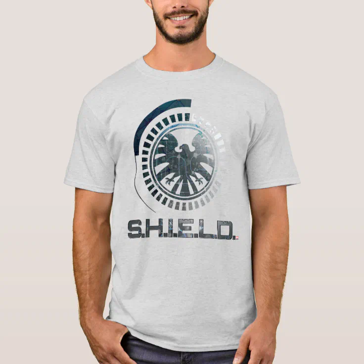 Hi-Tech S.H.I.E.L.D. Logo T-Shirt | Zazzle