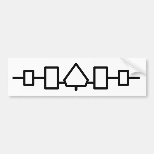 Hiawatha Belt Bumper Sticker | Zazzle.com