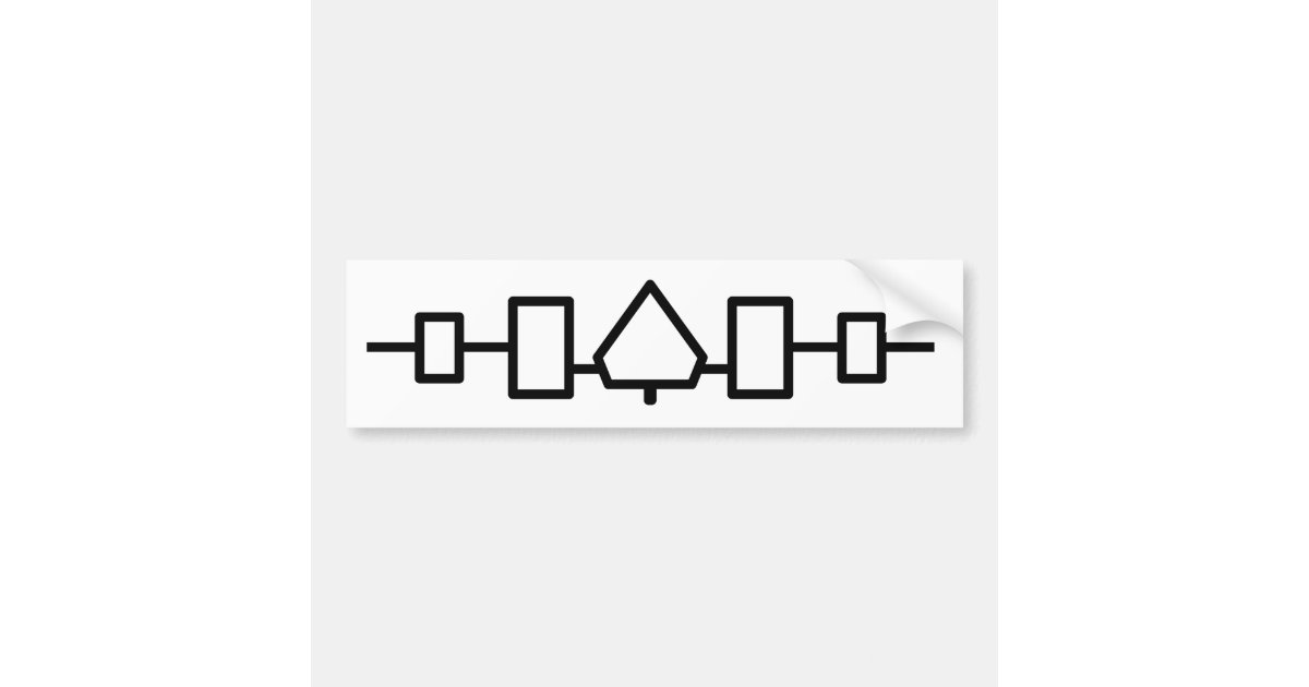 Hiawatha Belt Bumper Sticker | Zazzle