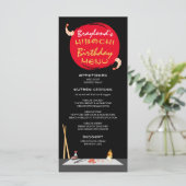 Hibachi Birthday Dinner Hibachi Party Menu | Zazzle