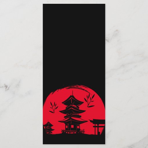 Hibachi Birthday Dinner Hibachi Party Menu | Zazzle