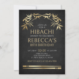 Hibachi Dinner Invitation | Zazzle