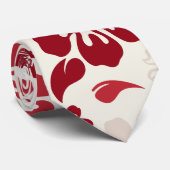 Hibiscus Flower Pattern Tie | Zazzle