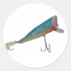 Hickey Do Beachcomber Vintage Fishing Lure Series Classic Round Sticker ...