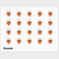 HICKS FAMILY CREST - HICKS COAT OF ARMS CLASSIC ROUND STICKER | Zazzle