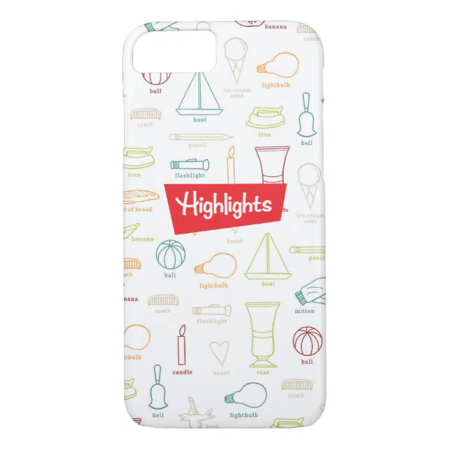 Hidden Pictures with Logo Phone Case | Zazzle
