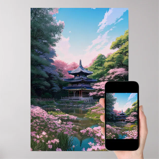 Hidden Wooden Temple Poster | Zazzle