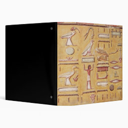Hieroglyphics, from the Tomb of Seti I Binder | Zazzle