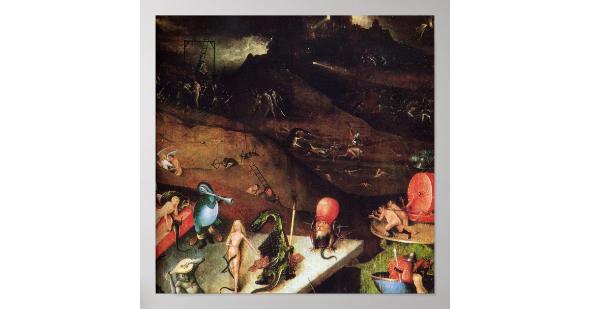 Hieronymus Bosch painting art Poster | Zazzle