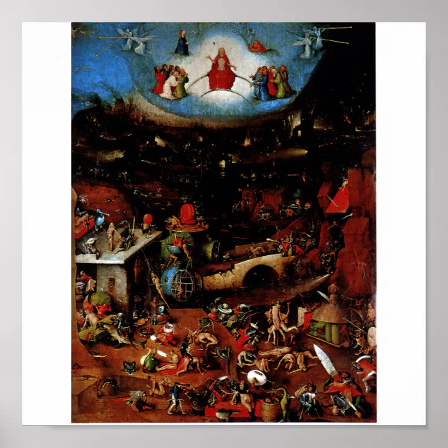 Hieronymus Bosch The Last Judgement Poster | Zazzle