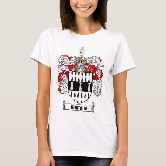 HIGGINS FAMILY CREST - HIGGINS COAT OF ARMS T-Shirt | Zazzle.com