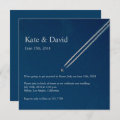 High Altitude Airplane Destination Wedding Custom Invitation | Zazzle