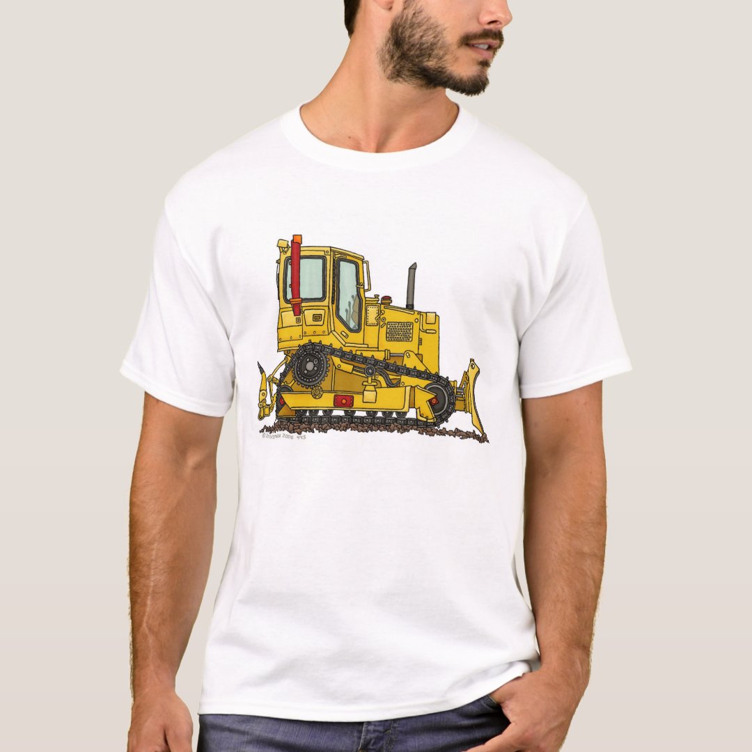High Drive Bulldozer Dirt Mover Construction Appar T-Shirt | Zazzle
