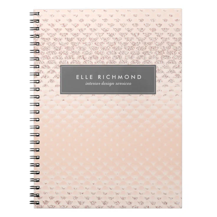 High-End Rose Gold Note Book | Zazzle