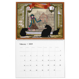 High Fashion & Anton Pieck Calendar | Zazzle