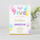High Five Birthday Invitation | Zazzle