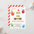 High five birthday theme card invitation | Zazzle