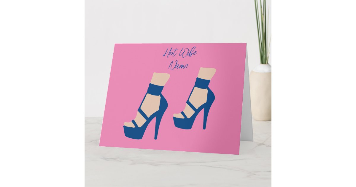 High Heel Shoe Thunder_Cove Card | Zazzle