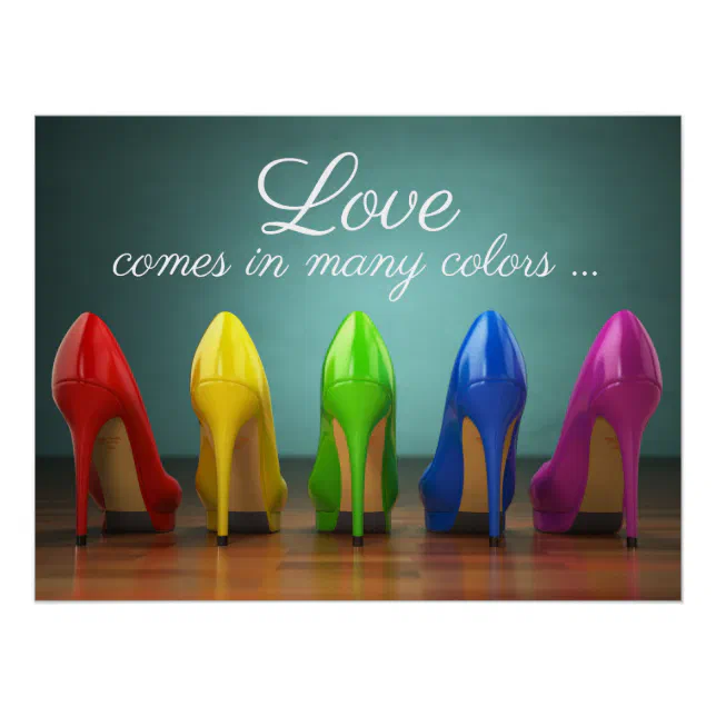 High Heel Shoes Poster | Zazzle