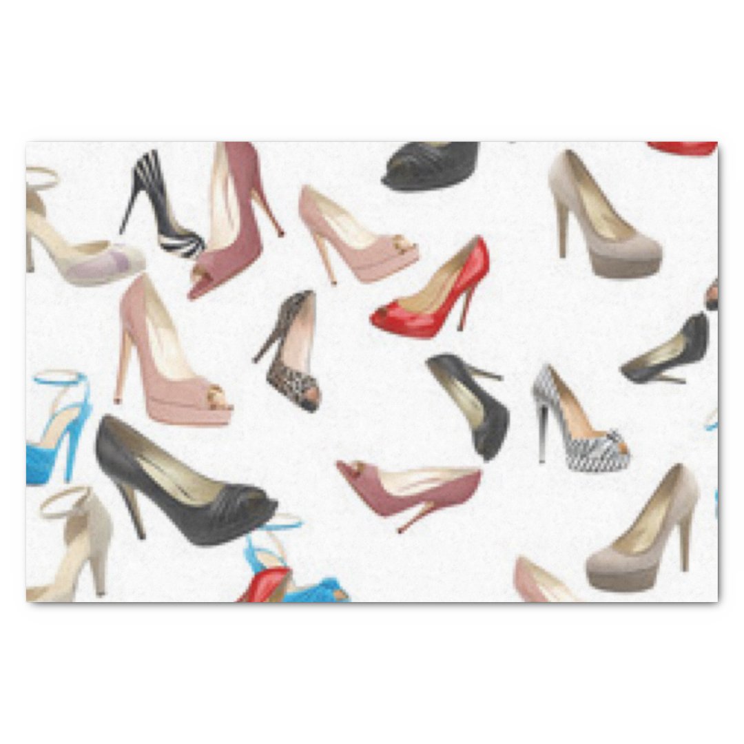 High Heels Shoes Tissue Paper | Zazzle