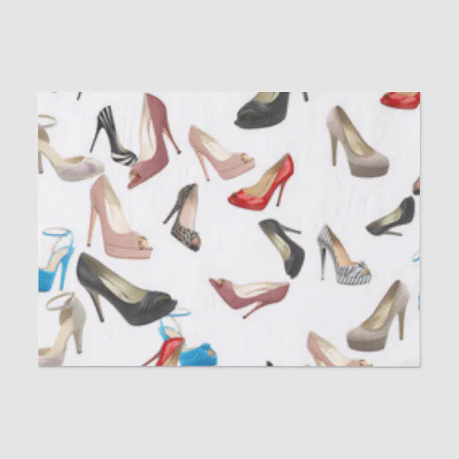 High Heels Shoes Tissue Paper | Zazzle