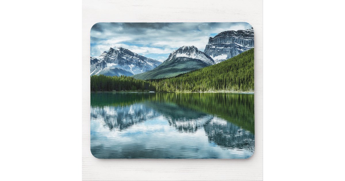 High Lake Reflection Mouse Pad | Zazzle