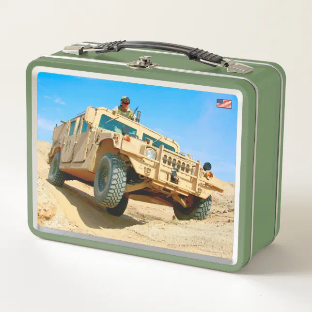 HIGH MOBILITY MULTIPURPOSE WHEELED VEHICLE METAL LUNCH BOX | Zazzle
