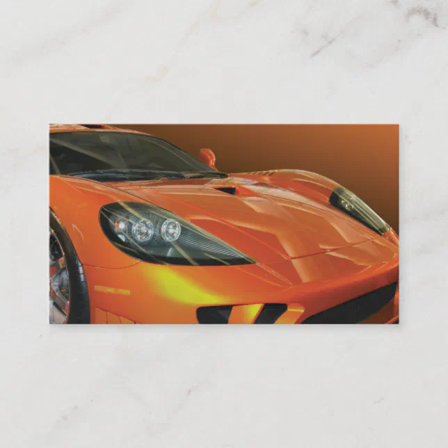 High Performance Auto Sales and Service Business Card | Zazzle