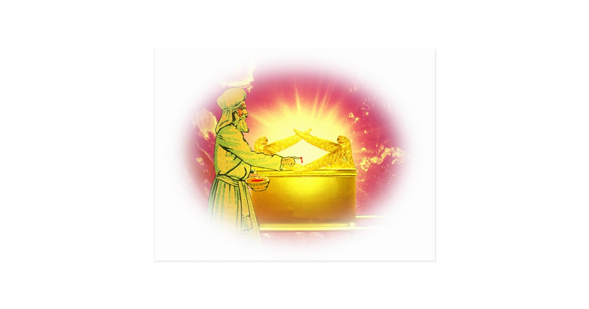 High Priest Applying Blood Postcard | Zazzle.com