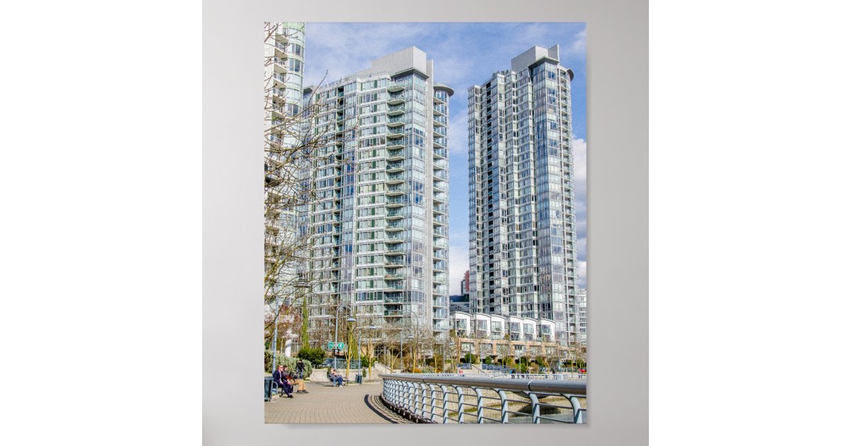 High-rise building poster | Zazzle