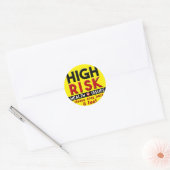 High Risk Health Issues Classic Round Sticker | Zazzle