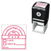 High School Class Dues Paid Stamp | Zazzle