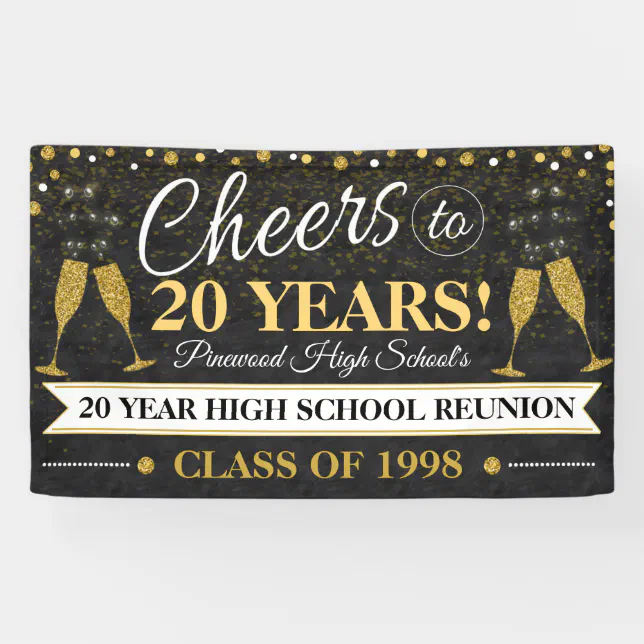 High School Class Reunion Banner | Zazzle