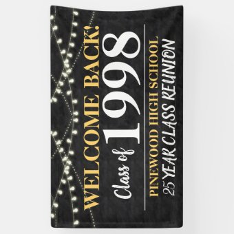 High School Class Reunion Banner | Zazzle