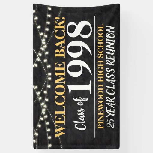 High School Class Reunion Banner | Zazzle