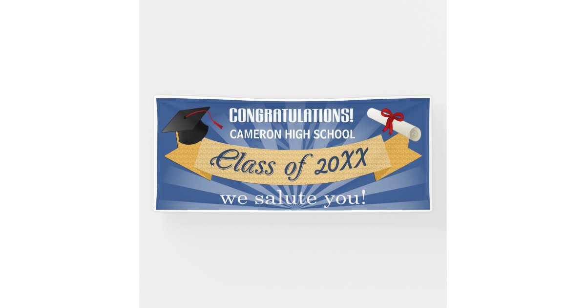 High School Grad Class Banner | Zazzle