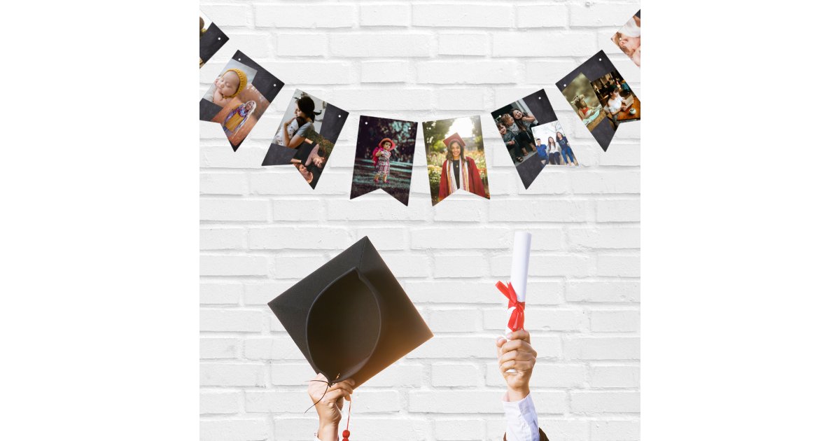 High School Graduation Banner Photo Memories | Zazzle