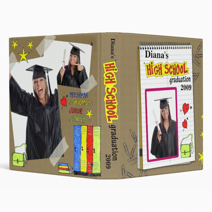 High School Graduation Binder | Zazzle