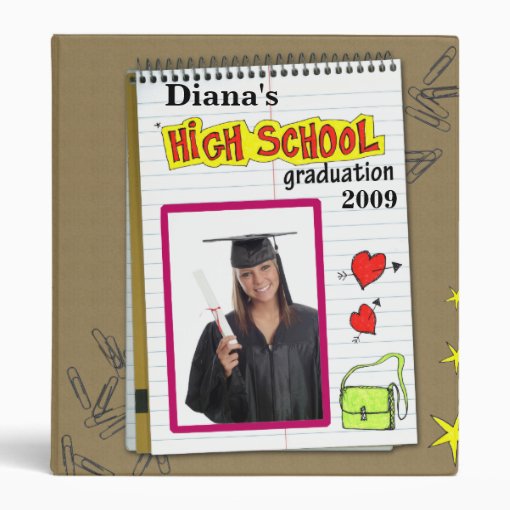 High School Graduation Binder | Zazzle