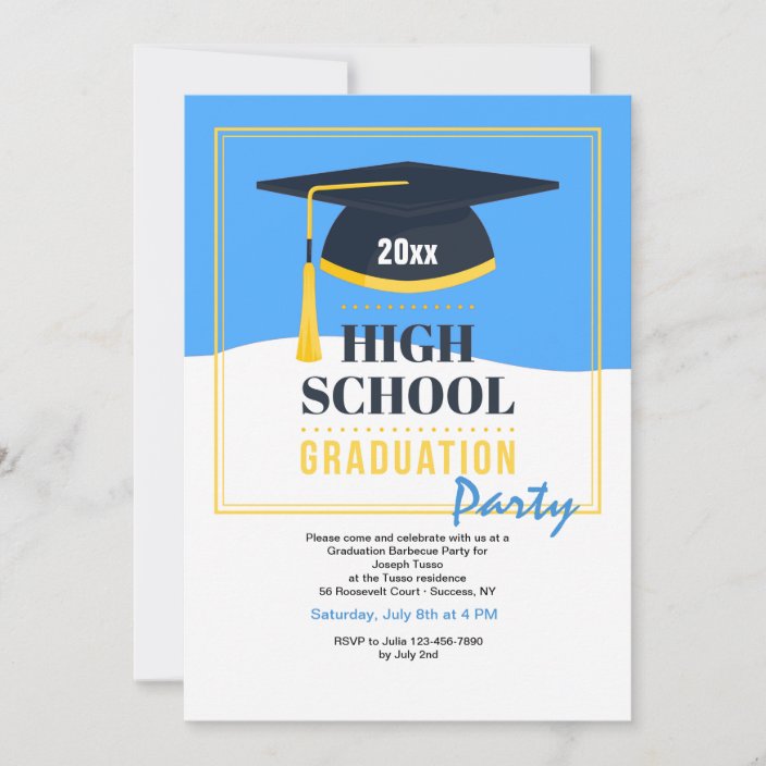 High School Graduation Party Invitation | Zazzle.com