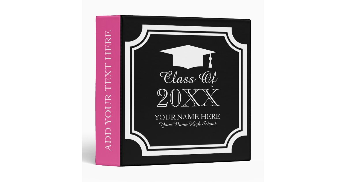High school graduation photo album binder | Zazzle
