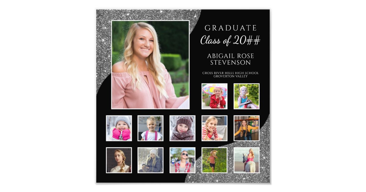 High School Graduation Photo Collage K-12 | Zazzle