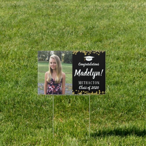 High School Graduation Yard Sign, Lawn Sign | Zazzle
